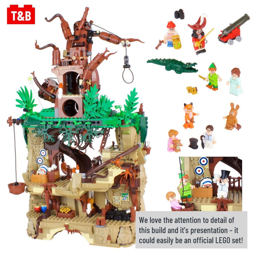 #1313 MOC of the Week: Peter Pan's Lost Boy Hideout by Aaron Newman ...