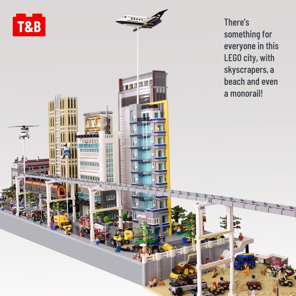 #1421 MOC OF THE WEEK: Giant LEGO City by OliveSeon - Tips&Bricks