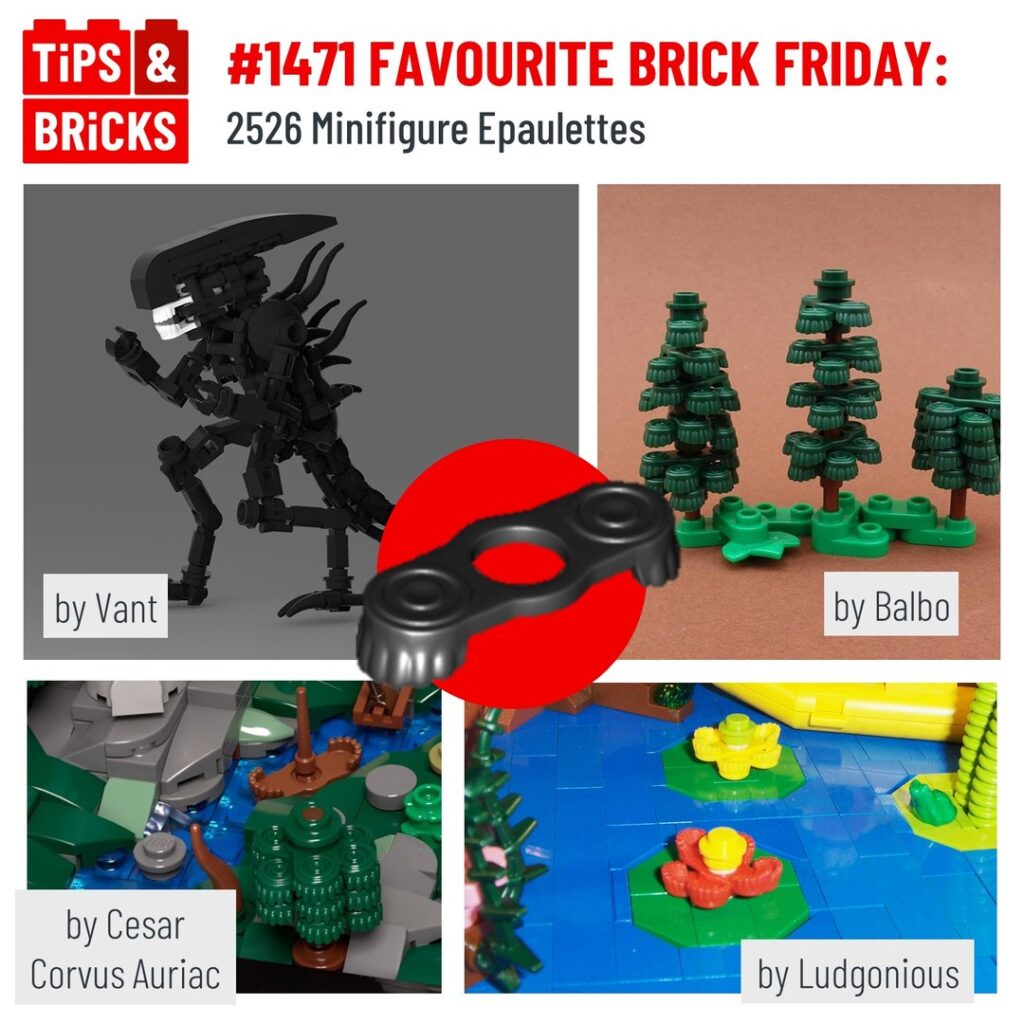 #1471 FAVOURITE BRICK FRIDAY: 2526 Minifigure Epaulettes - Tips&Bricks
