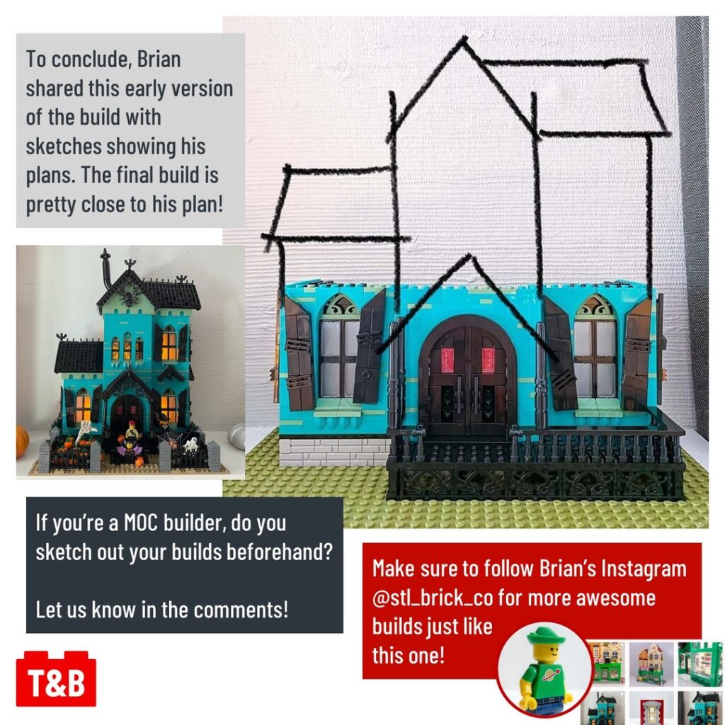#1838 TECHNIQUE ANALYSIS: Haunted House by Brian Everett @stl_brick_co ...