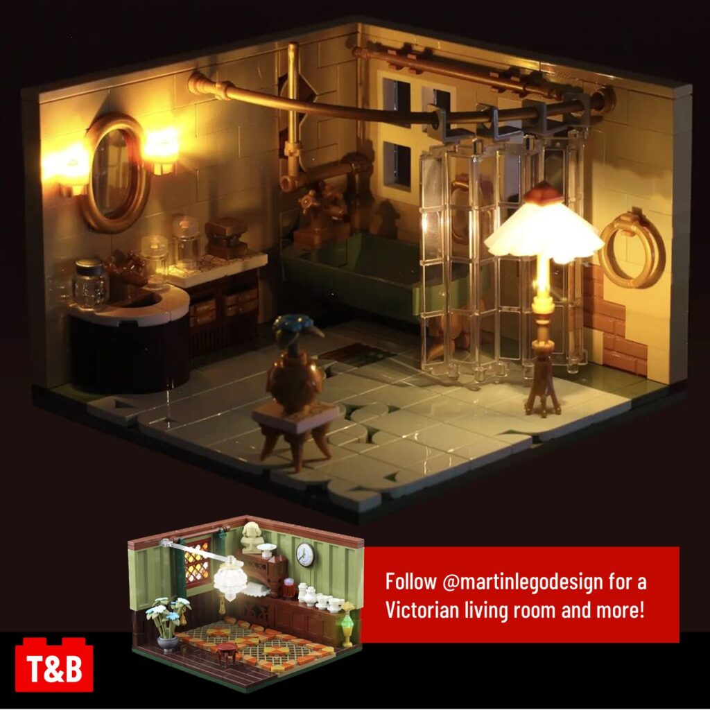 #1876 TECHNIQUE ANALYSIS: Victorian Bathroom by Martinlegodesign - Tips ...