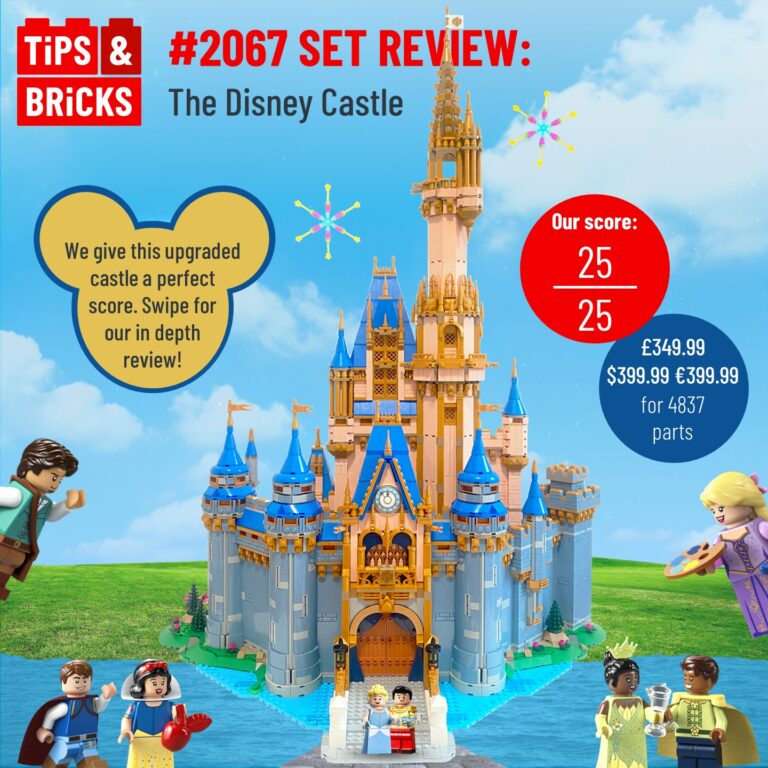 #2067 SET REVIEW: 43222 The Disney Castle - Tips&Bricks