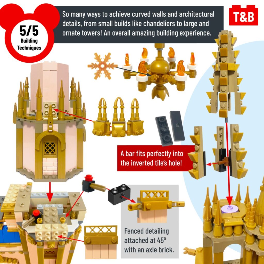 #2067 SET REVIEW: 43222 The Disney Castle - Tips&Bricks
