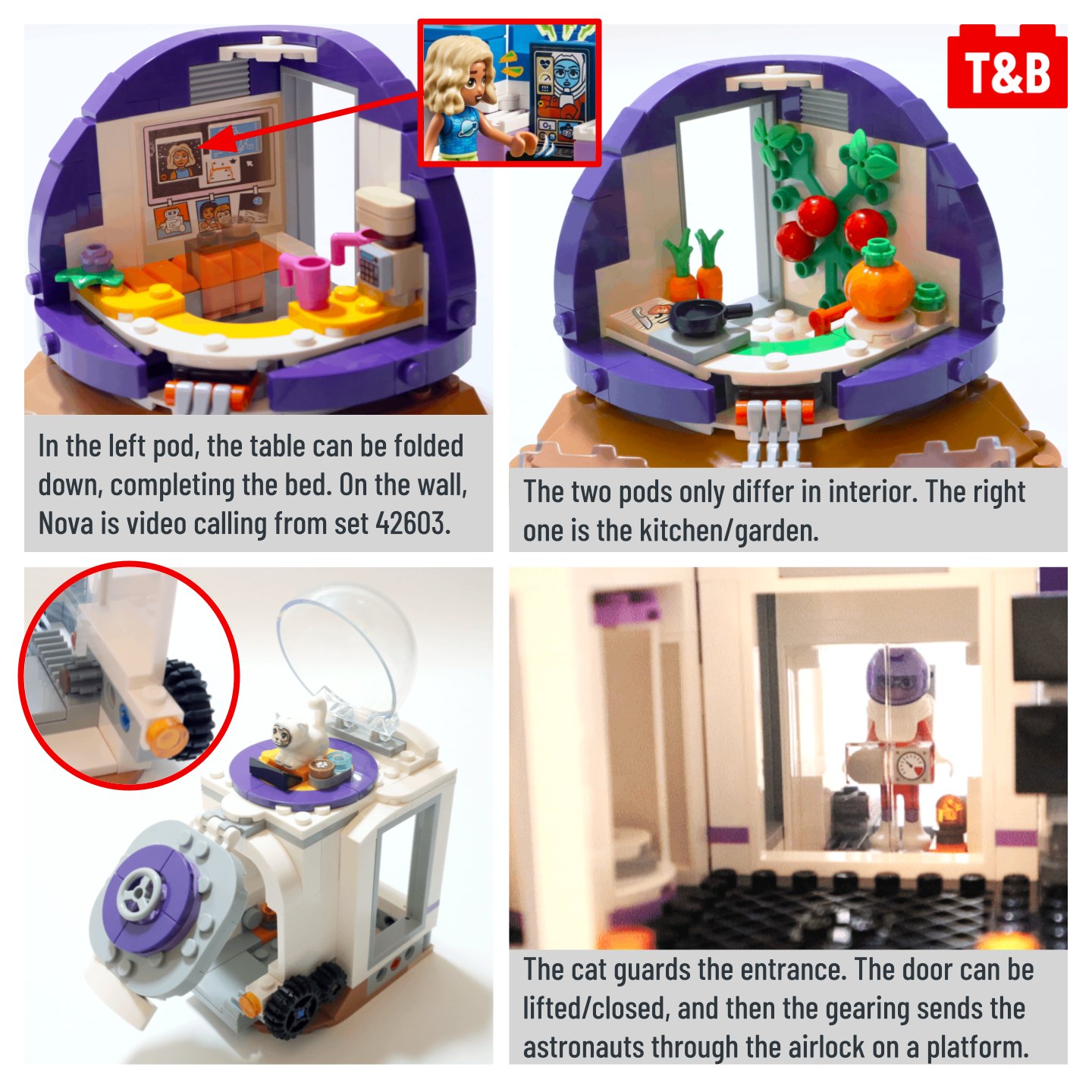 #2285 SET REVIEW: 42605 Mars Space Base and Rocket - Tips&Bricks