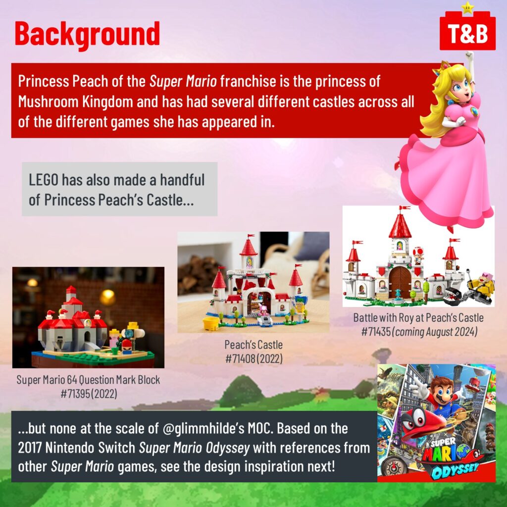 #2355 MOC OF THE WEEK - Princess Peach's Castle by @glimmhilde - Tips ...