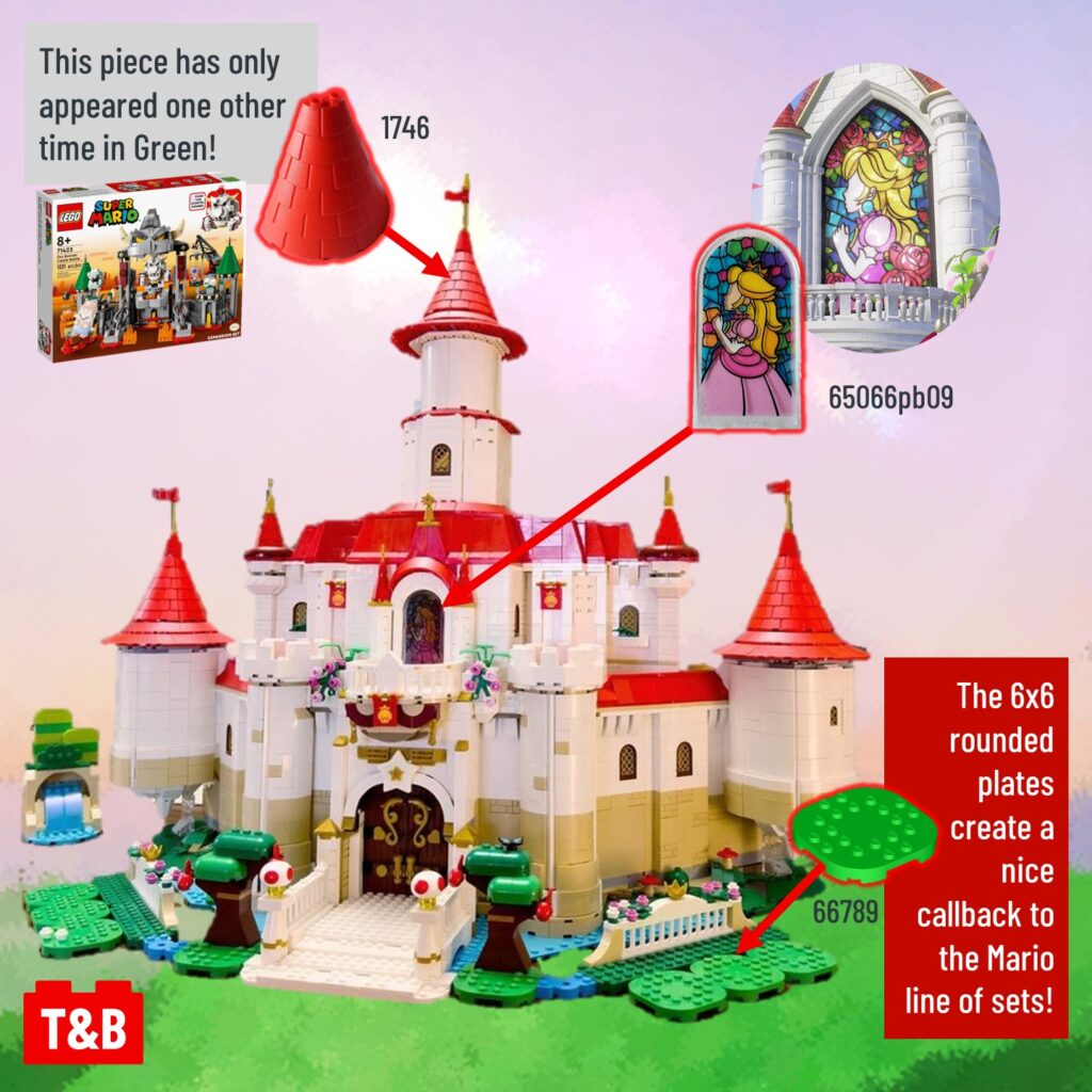 #2355 MOC OF THE WEEK - Princess Peach's Castle by @glimmhilde - Tips ...