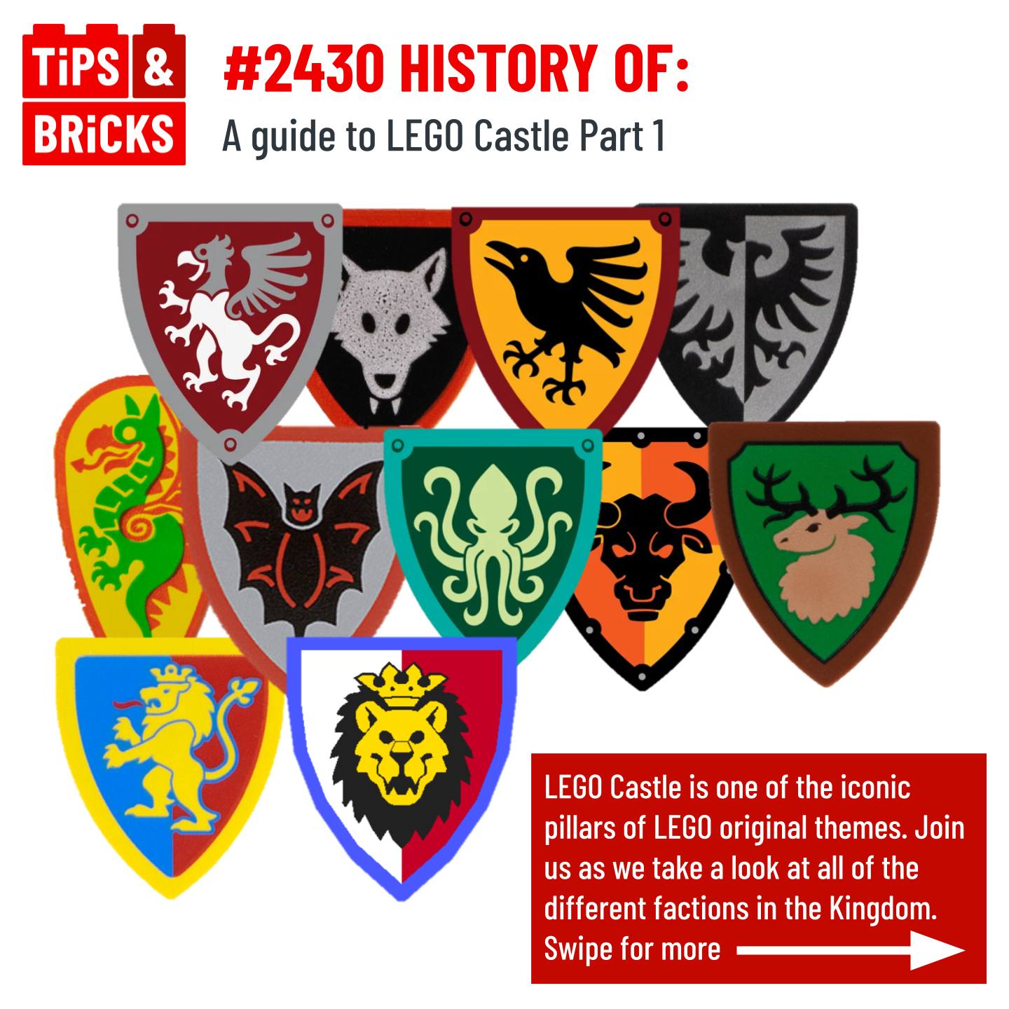 #2430 HISTORY OF: A guide to LEGO Castle Part 1 - Tips&Bricks