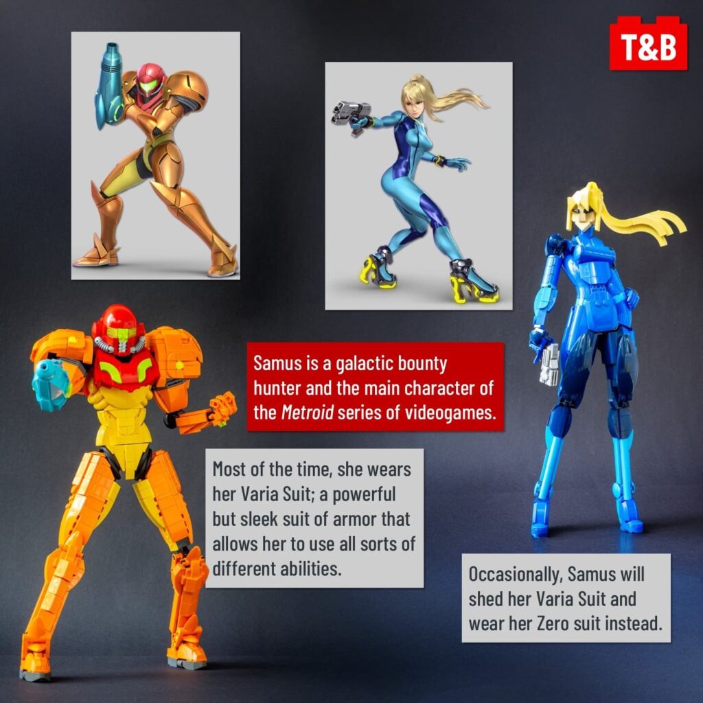 #2566 MOC OF THE WEEK: Samus Aran and Zero Suit Samus @eerookkonen ...