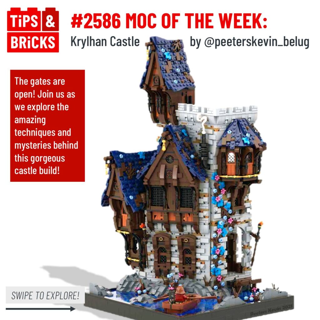 #2586 MOC OF THE WEEK: Krylhan Castle by @peeterskevin_belug - Tips&Bricks