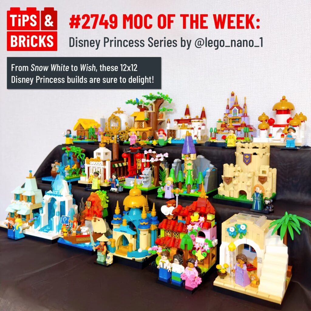 #2749 MOC OF THE WEEK: Disney Princess Series by @lego_nano_1 - Tips&Bricks