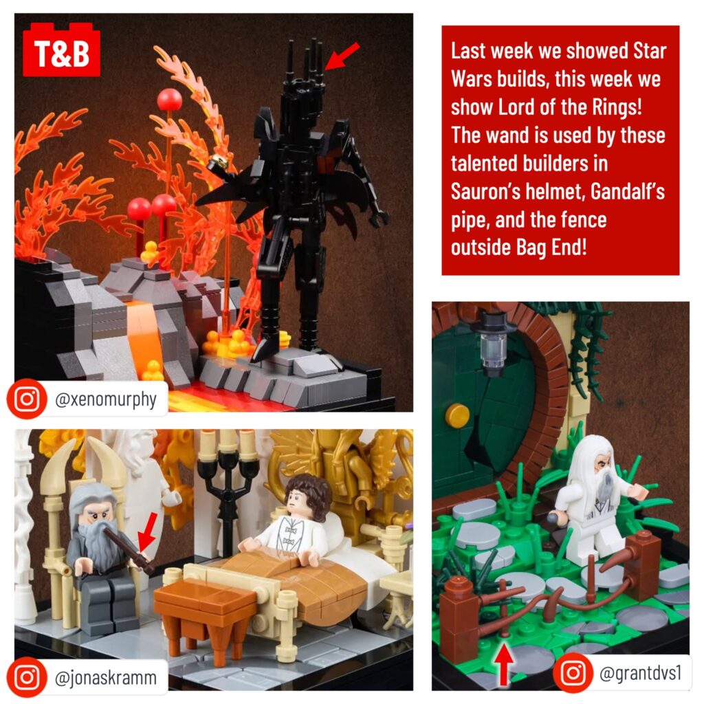 #2771 FAVORITE BRICK FRIDAY: Minifigure Wand (Part 2!) - Tips&Bricks
