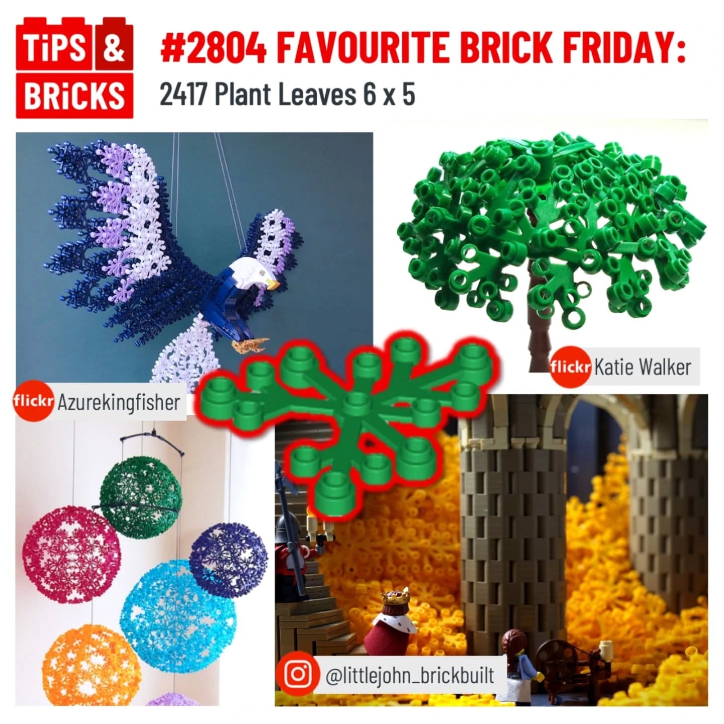 #1305 FAVOURITE BRICK FRIDAY: 2440 6x3 Spoiler with Hinge - Tips&Bricks