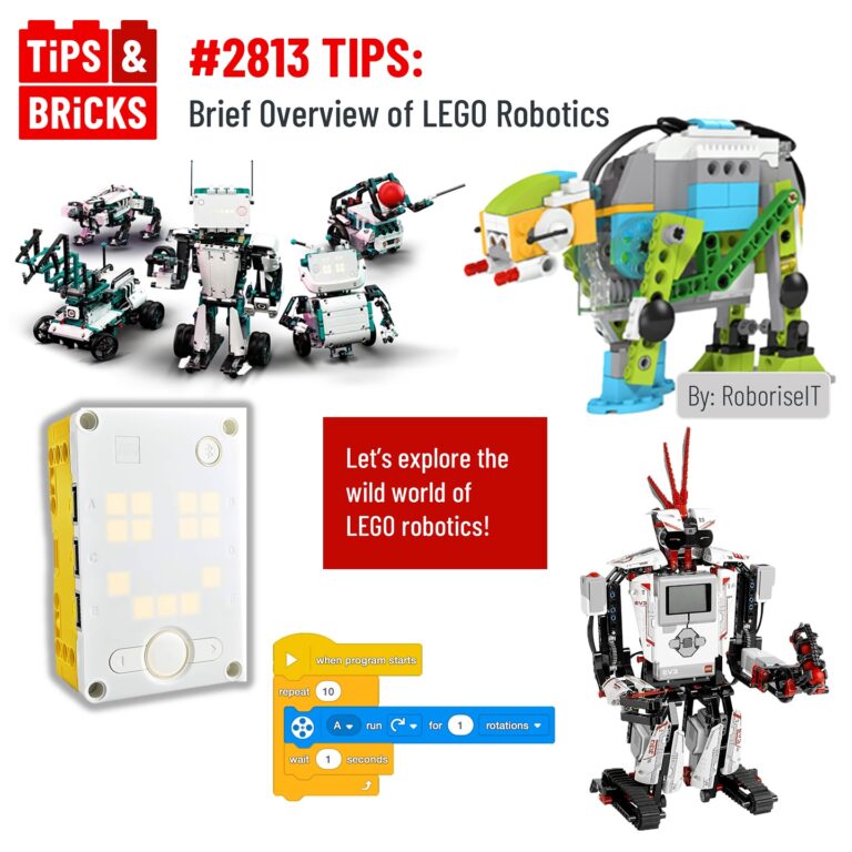 #2813 TIPS: History of LEGO Robots - Tips&Bricks
