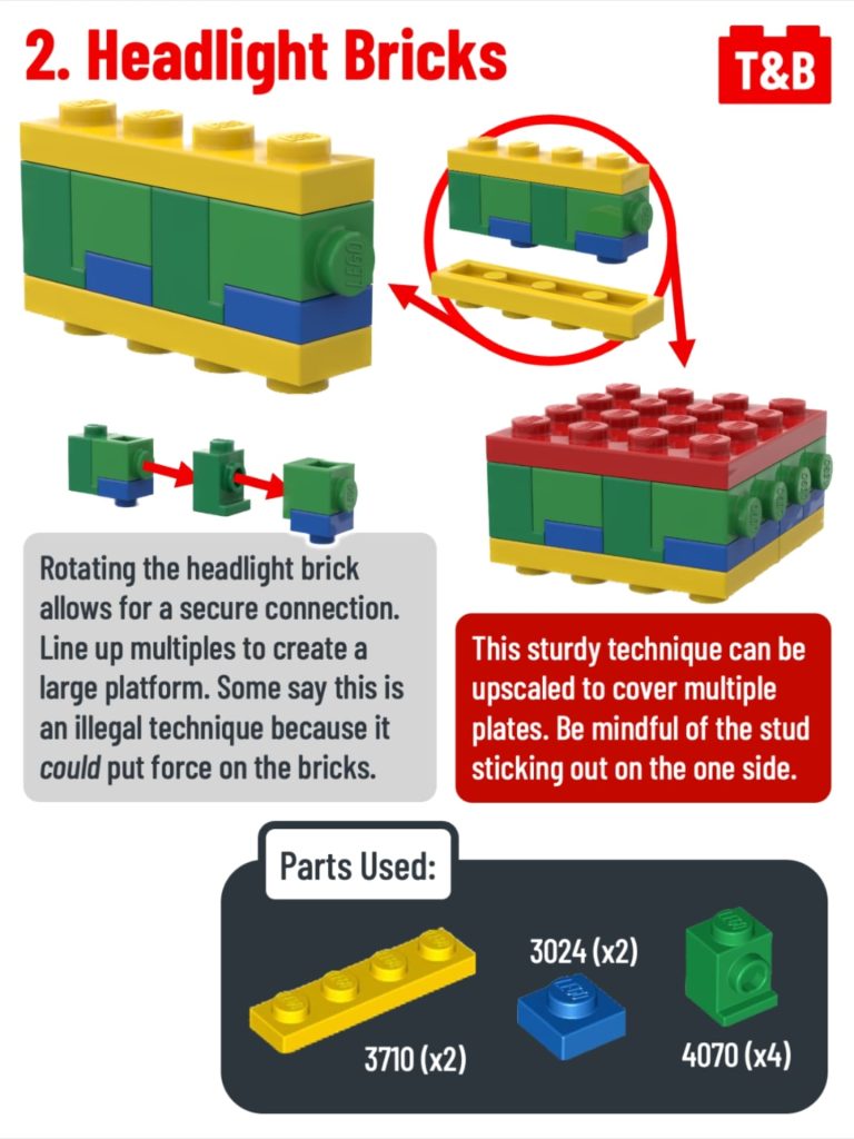 #2862 TECHNIQUES: 9 Ways to Build Upside Down - Tips&Bricks