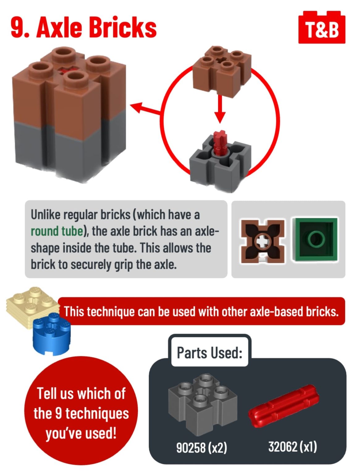 #2862 TECHNIQUES: 9 Ways to Build Upside Down - Tips&Bricks