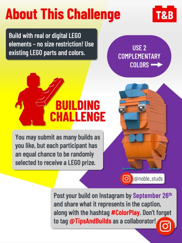 #2872 Building Challenge: Complementary Color Build Challenge! - Tips ...