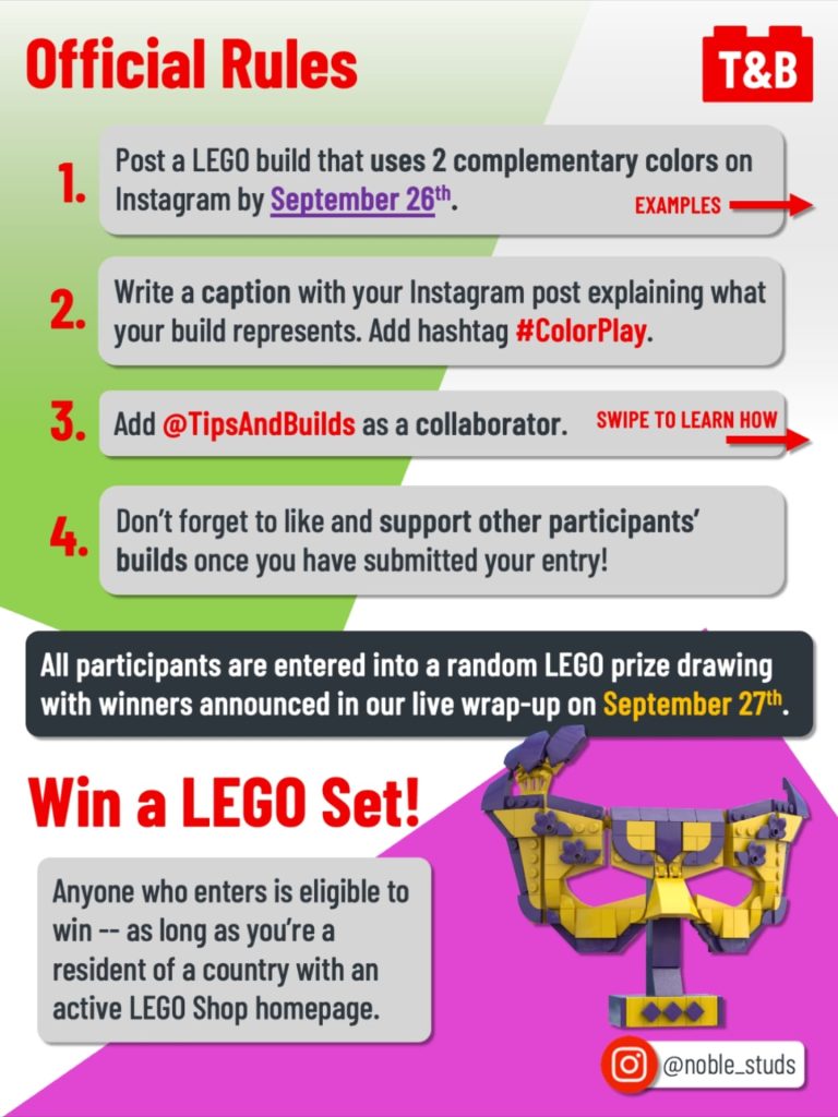 #2872 Building Challenge: Complementary Color Build Challenge! - Tips ...