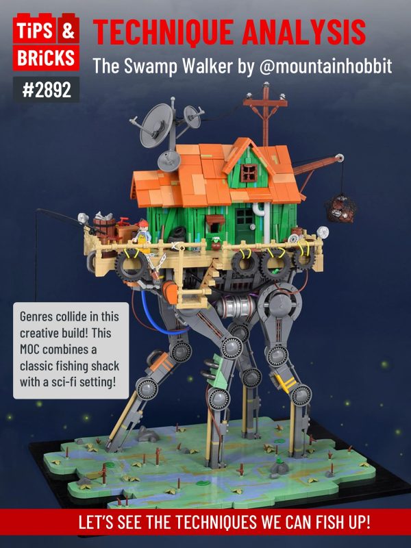 #2892 TECHNIQUE ANALYSIS: The Swamp Walker by @mountainhobbit - Tips&Bricks