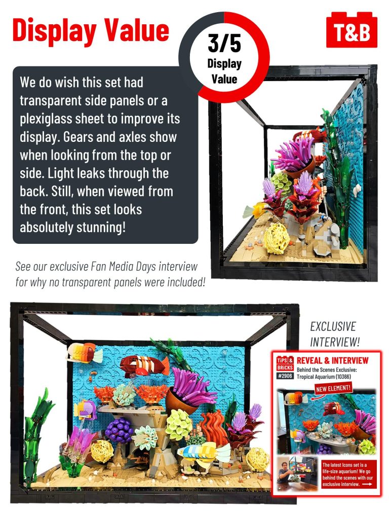 #2908 SET REVIEW: 10366 Tropical Aquarium - Tips&Bricks