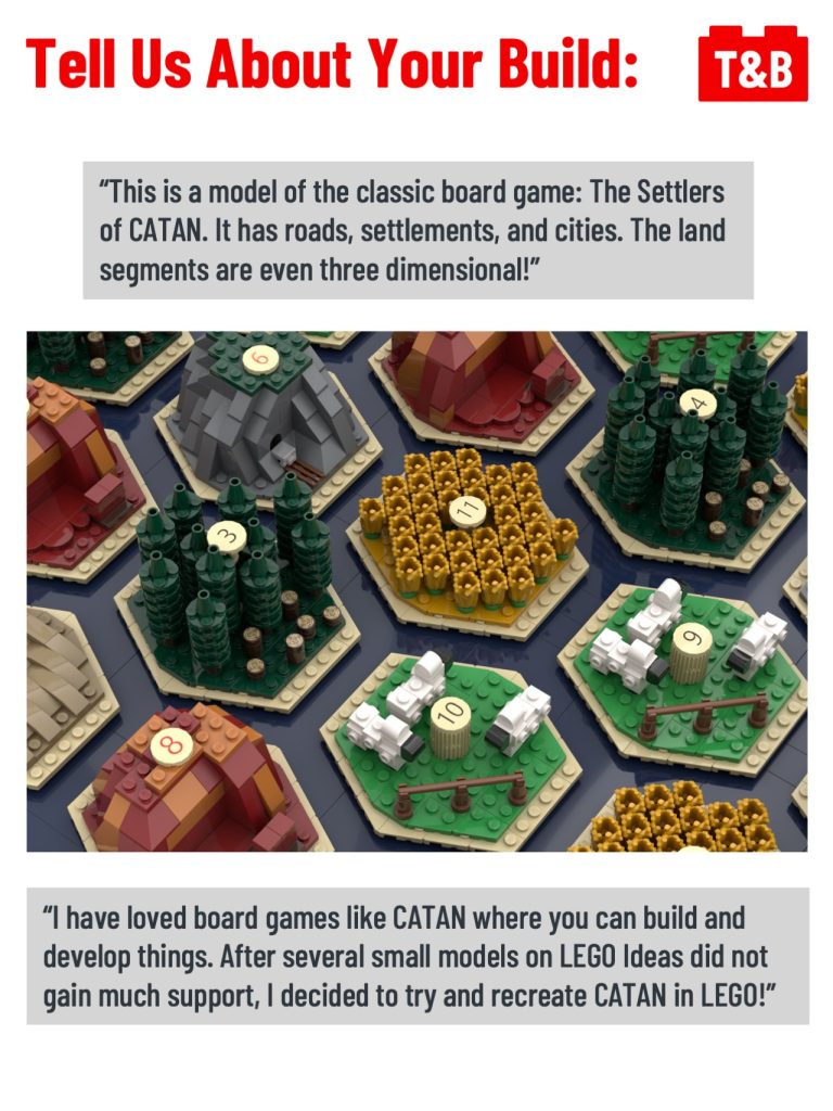 #2984 MOC OF THE WEEK: The Settlers of CATAN with GameBrickz. - Tips&Bricks