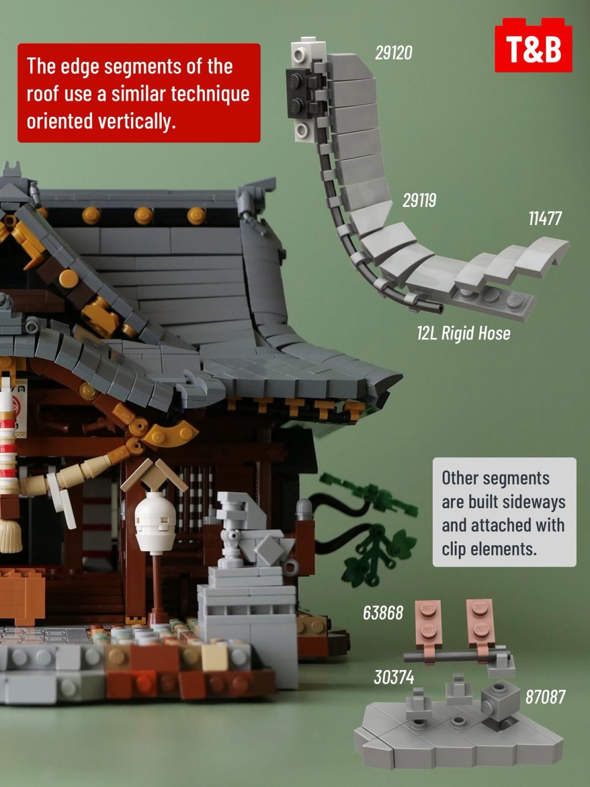 #3092 MOC OF THE WEEK: Shint Shrine by @dera_0503 - Tips&Bricks